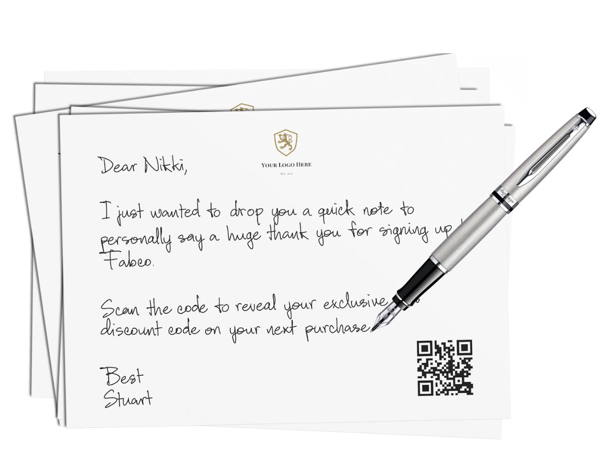 Handwritten Letters Hand Written Notes Business Handwriting Service