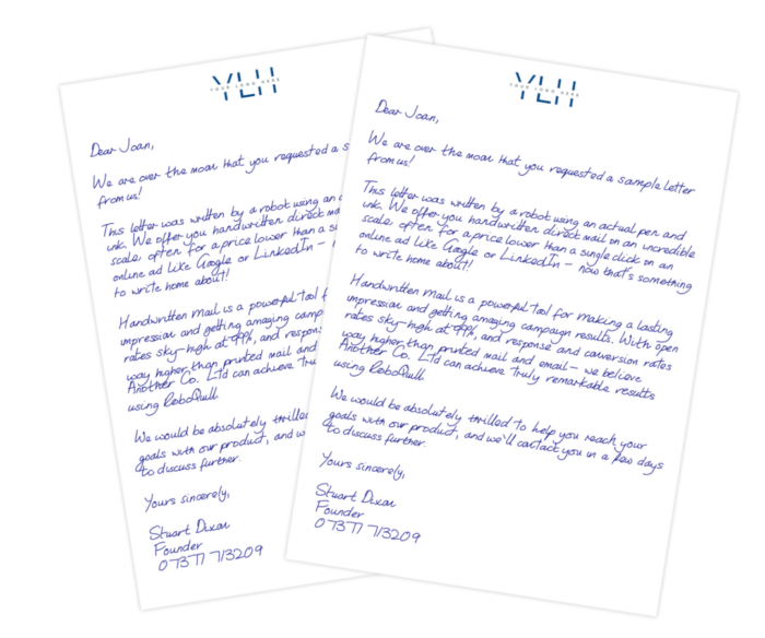 Handwritten Notes, Cards & Letters Service For Businesses